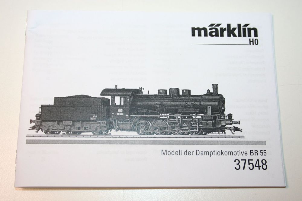 Dampflok DB BR 55 Märklin 37548 MFX digi (Neu (gemäss Beschreibung)) in ...