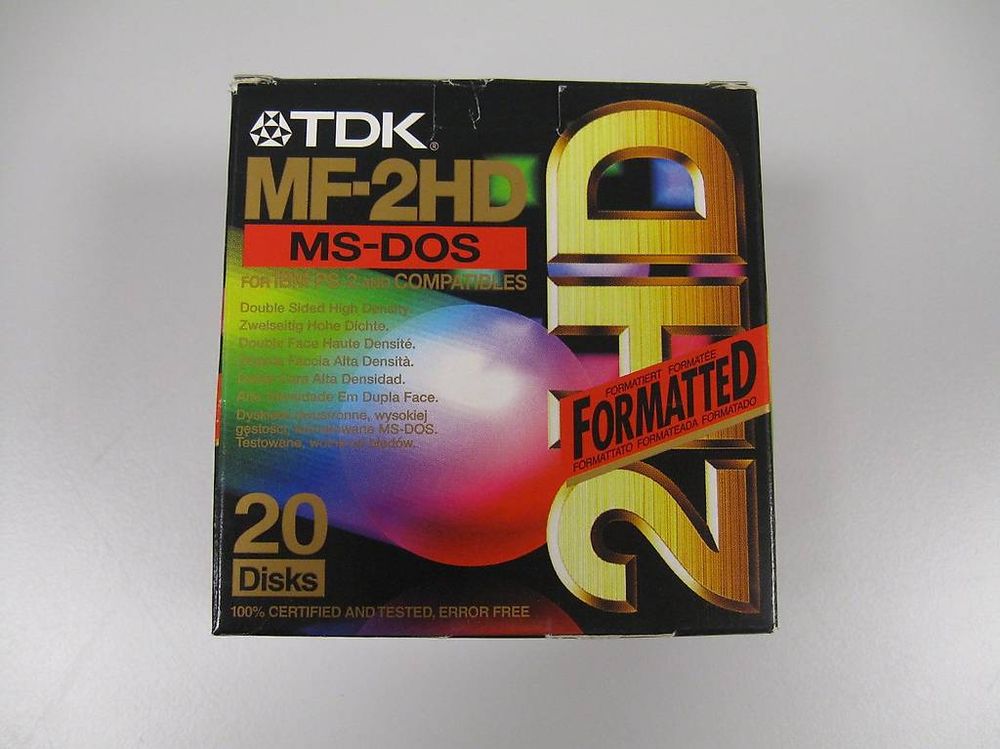 13 x TDK MF-2HD Floppy Diskette MS-DOS Formatted NEU (Neu (gemäss Beschreibung)) in Romanshorn ...