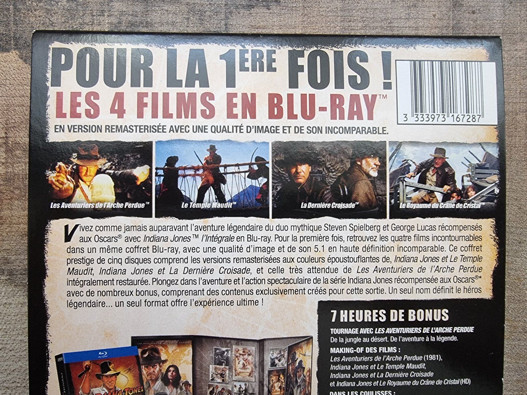 Indiana Jones - L'intégrale - 5 Blurays (D'occasion) à Chavannes-près ...