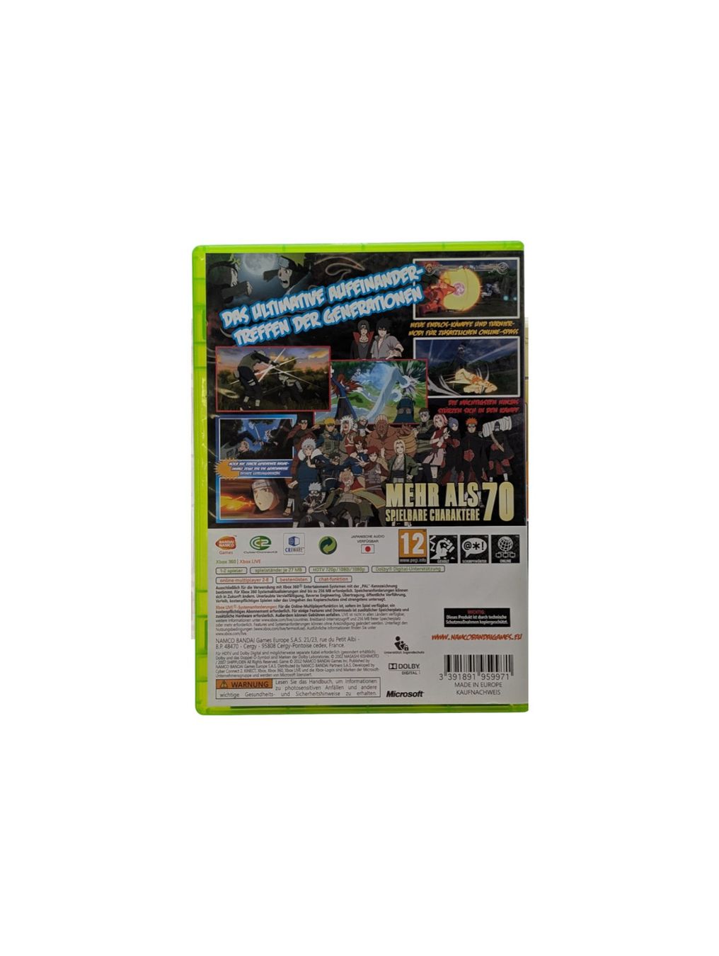 Naruto Shippuden Ultimate Ninja Storm Generations Xbox 360 (Gebraucht ...