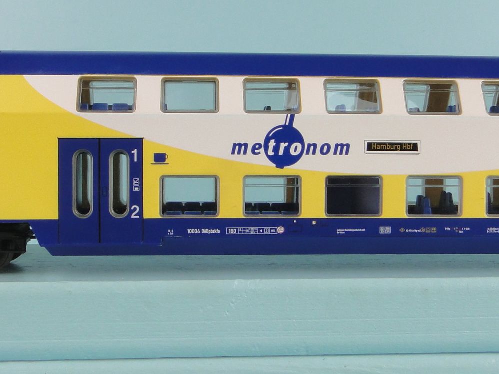 PIKO Metronom Doppelstock 1/2 Kl. Steuerwagen (Gebraucht) in Bülach für ...