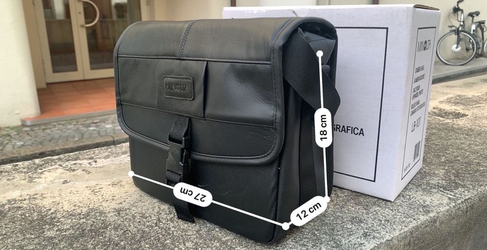 Minolta Camera Bag LB-101, echtes Leder (Neu (gemäss Beschreibung)) in ...