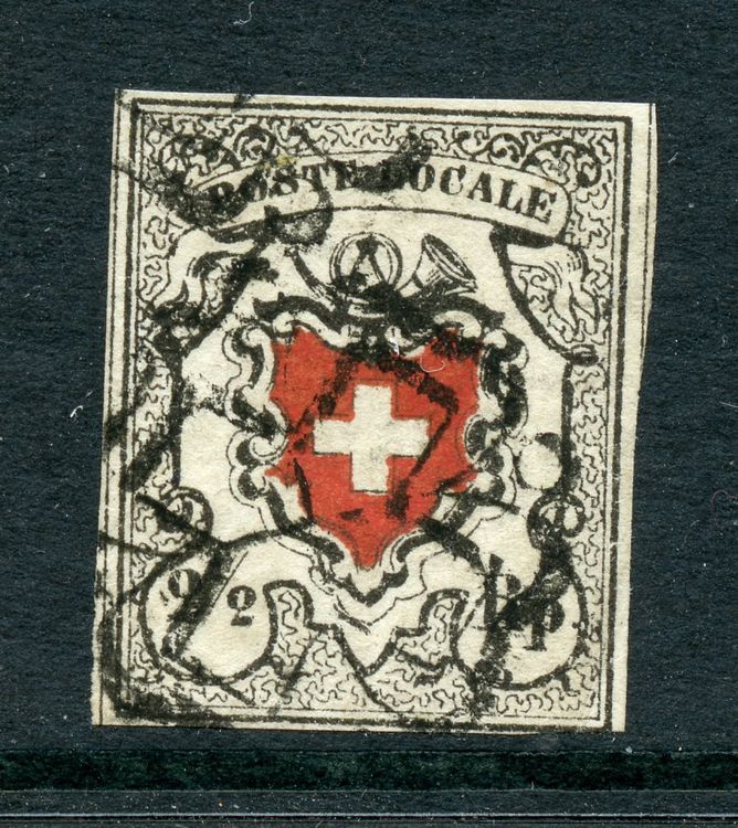 Zst 14 I Typ 25 - Marke/Entwertung echt - Attest Urs Hermann (Gebraucht ...