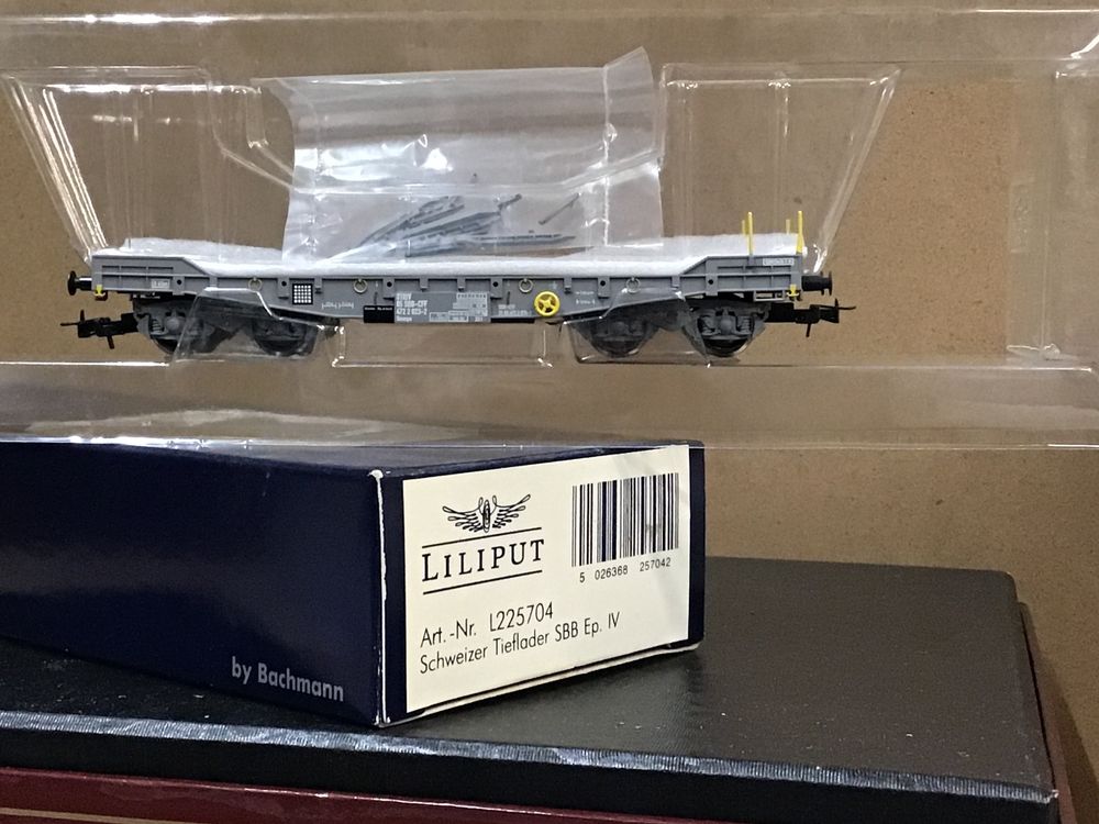 Liliput SBB Tieflader Ep. IV L225704 OVP (Neu und originalverpackt) in Männedorf für CHF 30 ...
