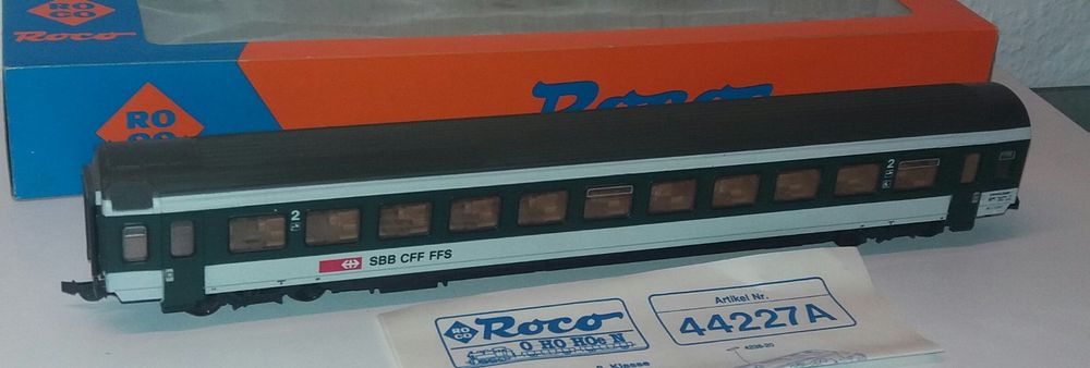 Roco 44227A - - - SBB EW IV Wagen 2. Klasse - HO (Gebraucht) in ...