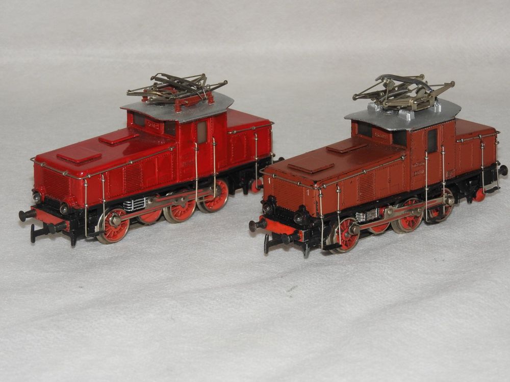 Märklin 3001/3002, 2 DB E63 Rangierloks, weinrot/braun | Kaufen auf Ricardo