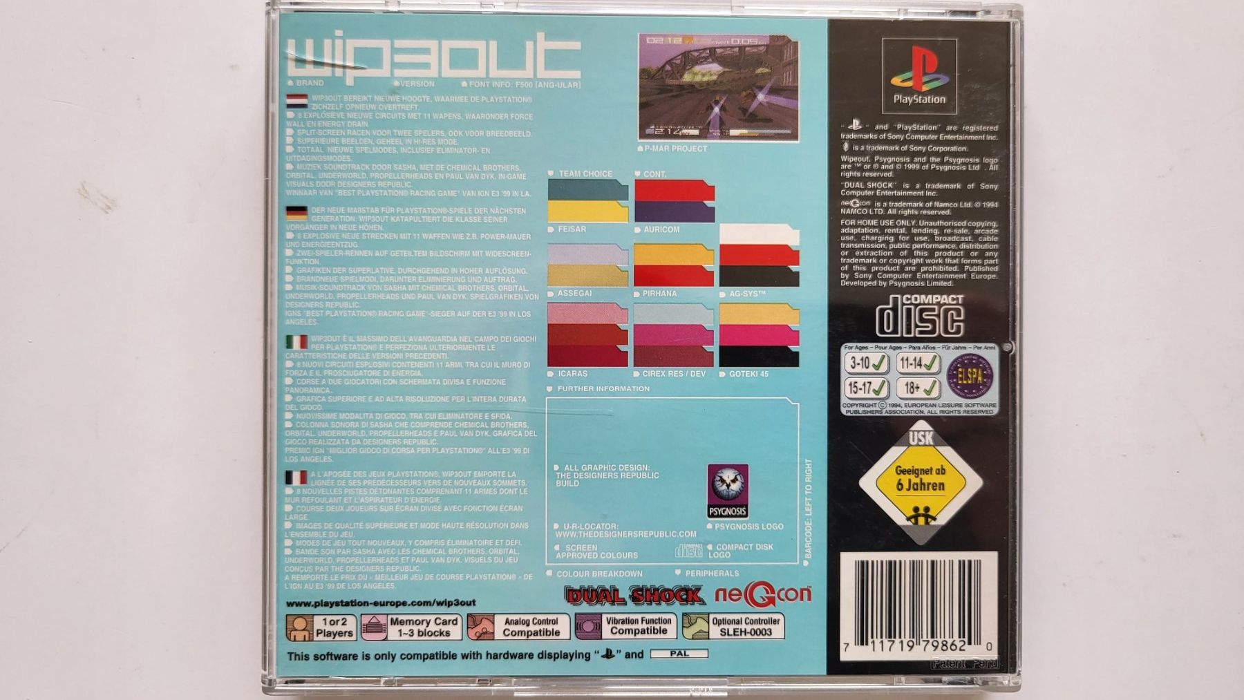 PS1 Game Wipeout 3 (Gebraucht) in Rosshäusern für CHF 15 – mit ...