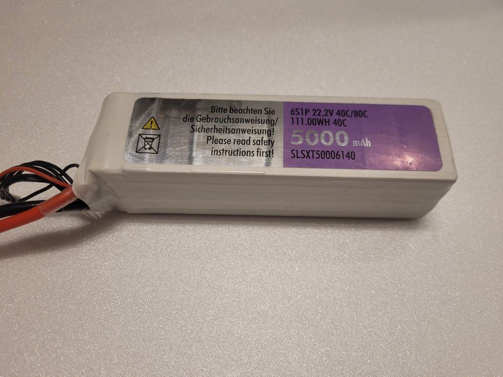 SLS X-Tron 6s 5000mAh 40/80C Lipo (Gebraucht) in Greifensee für CHF 50 ...