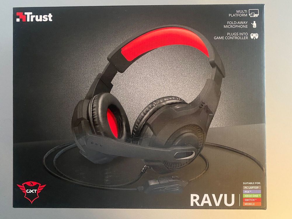 Trust Gaming Headset GXT 307 Ravu Black (Neu und originalverpackt) in ...
