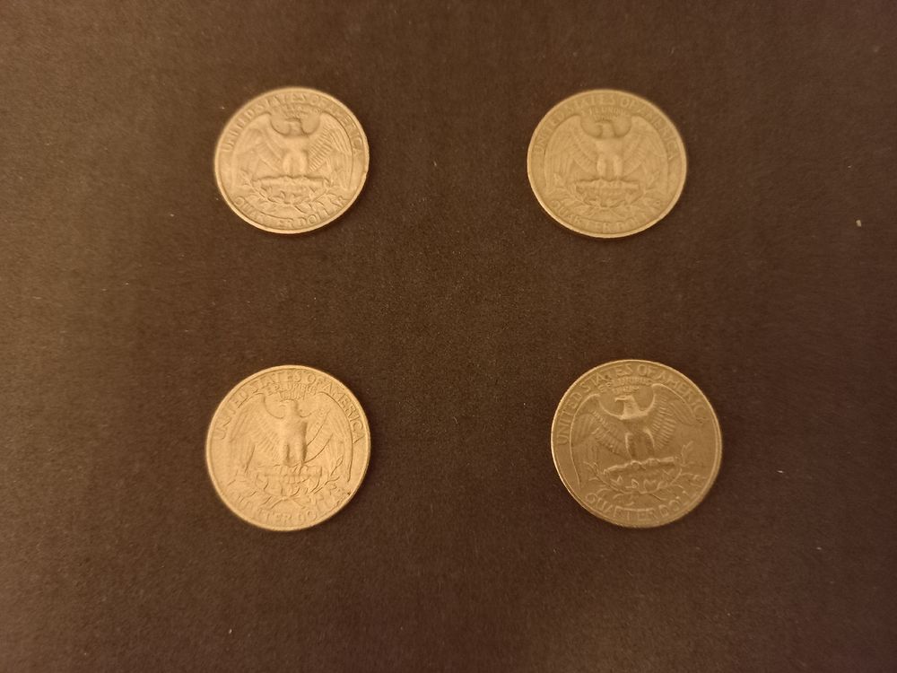 4 US Quarter Dollars (Gebraucht) in Geroldswil für CHF 0.5 – mit ...