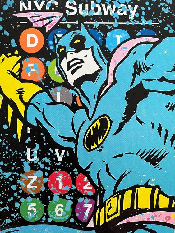 DEATH NYC « NYC SUBWAY BATMAN » 10/100 (Neu (gemäss Beschreibung)) in ...