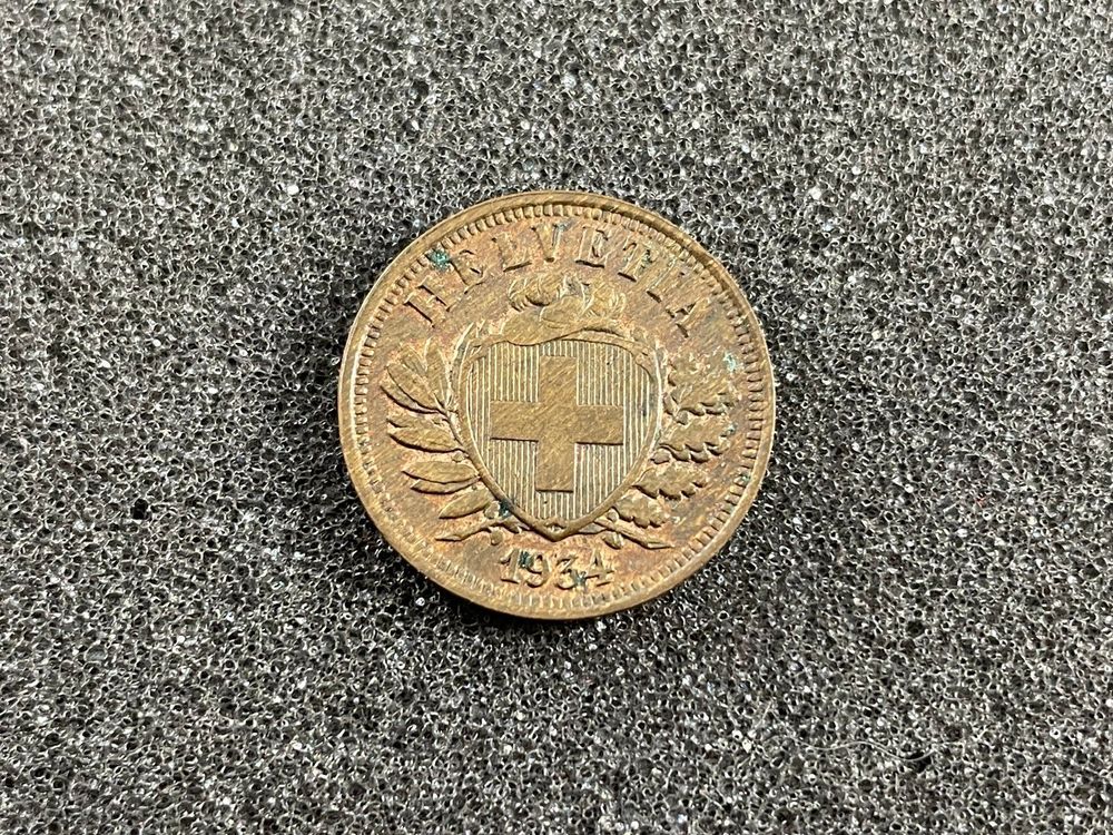 2 Rappen 1934 (315) (Gebraucht) in Reitnau für CHF 23 – mit Lieferung auf Ricardo kaufen