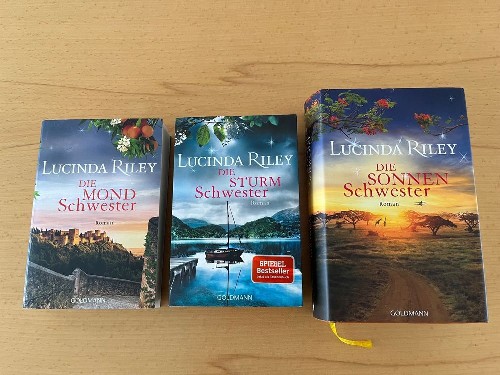3 Bücher | Lucinda Riley | Die Sieben Schwestern Serie (Gebraucht) in ...