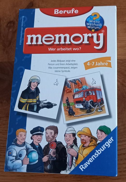RAVENSBURGER *BERUFE - MEMORY* KOMPL.MIT ANLEITUNG (Gebraucht) in für CHF 2 – mit Lieferung auf ...