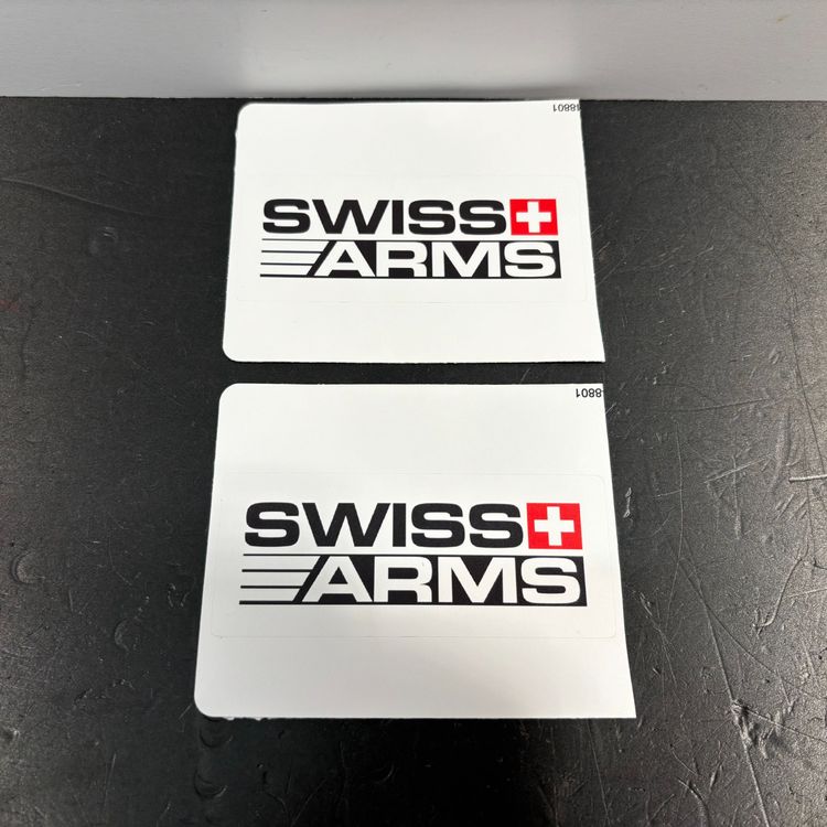 >RAR: Set 2x Sticker SWISS ARMS DEFENSE Waffen Armee Militär (Neu und ...