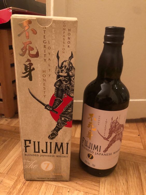 FUJIMI JAPAN WHISKY VIRTUES OF THE 7 SAMURAI 40% 0.7 L | Kaufen auf Ricardo
