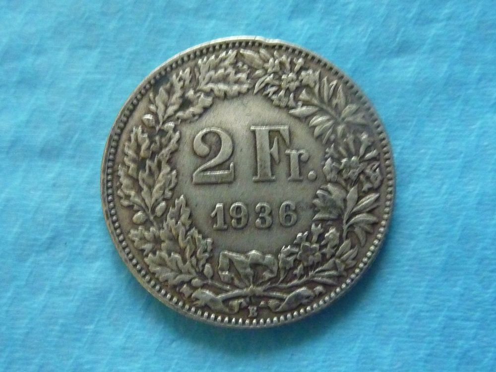 Silber 2 Franken 1936 rar. | Kaufen auf Ricardo