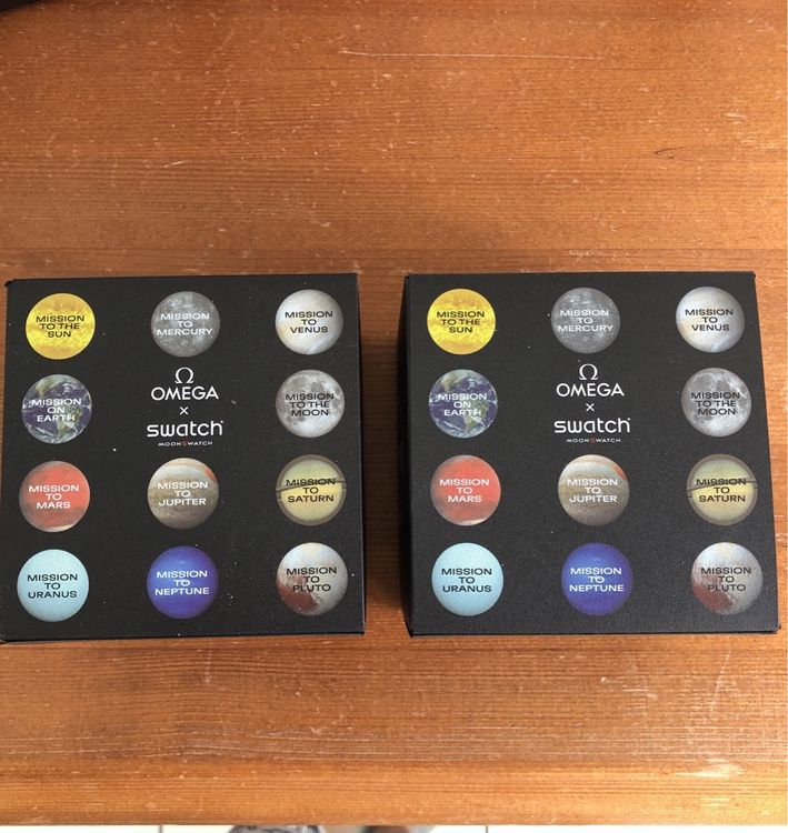 Box Swatch x Omega 2Stk | Kaufen auf Ricardo
