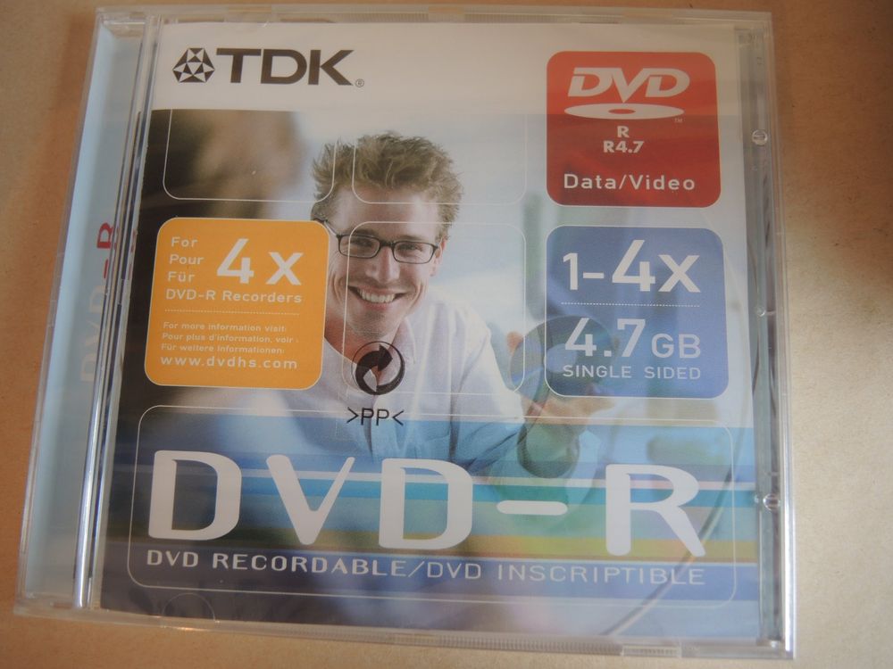 TDK DVD-R 4.7GB DVD recordable für Daten und Video | Kaufen auf Ricardo