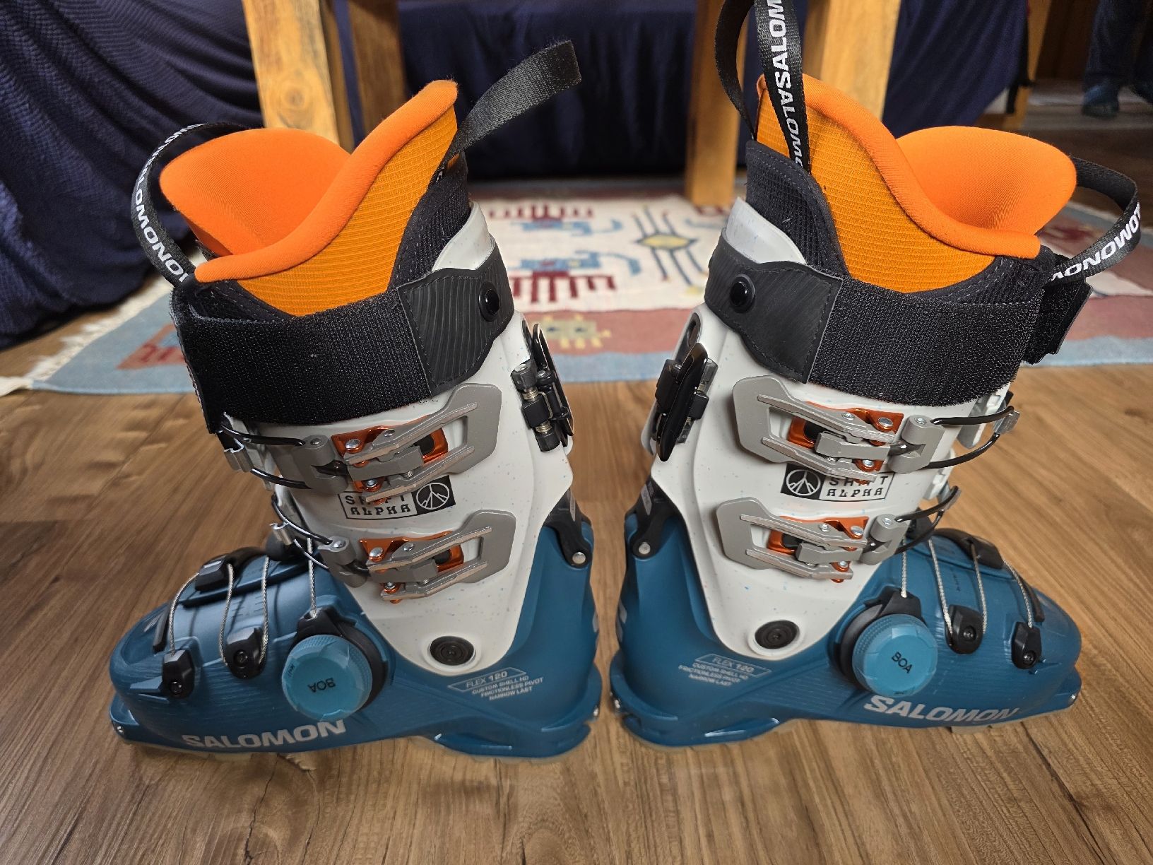 Salomon Shift Alpha Boa 120 Ski Boots Dragonfly / Silver (Neu und ...