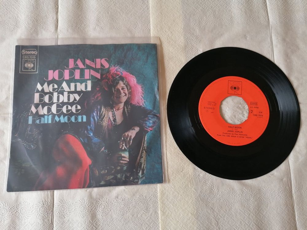 Janis Joplin – Me And Bobby McGee / Half Moon (Gebraucht) in für CHF 5 ...