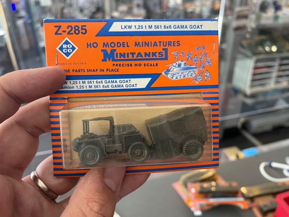 Roco Minitanks H0 z-285 LKW Gama Goat M561 (Neu (gemäss Beschreibung ...
