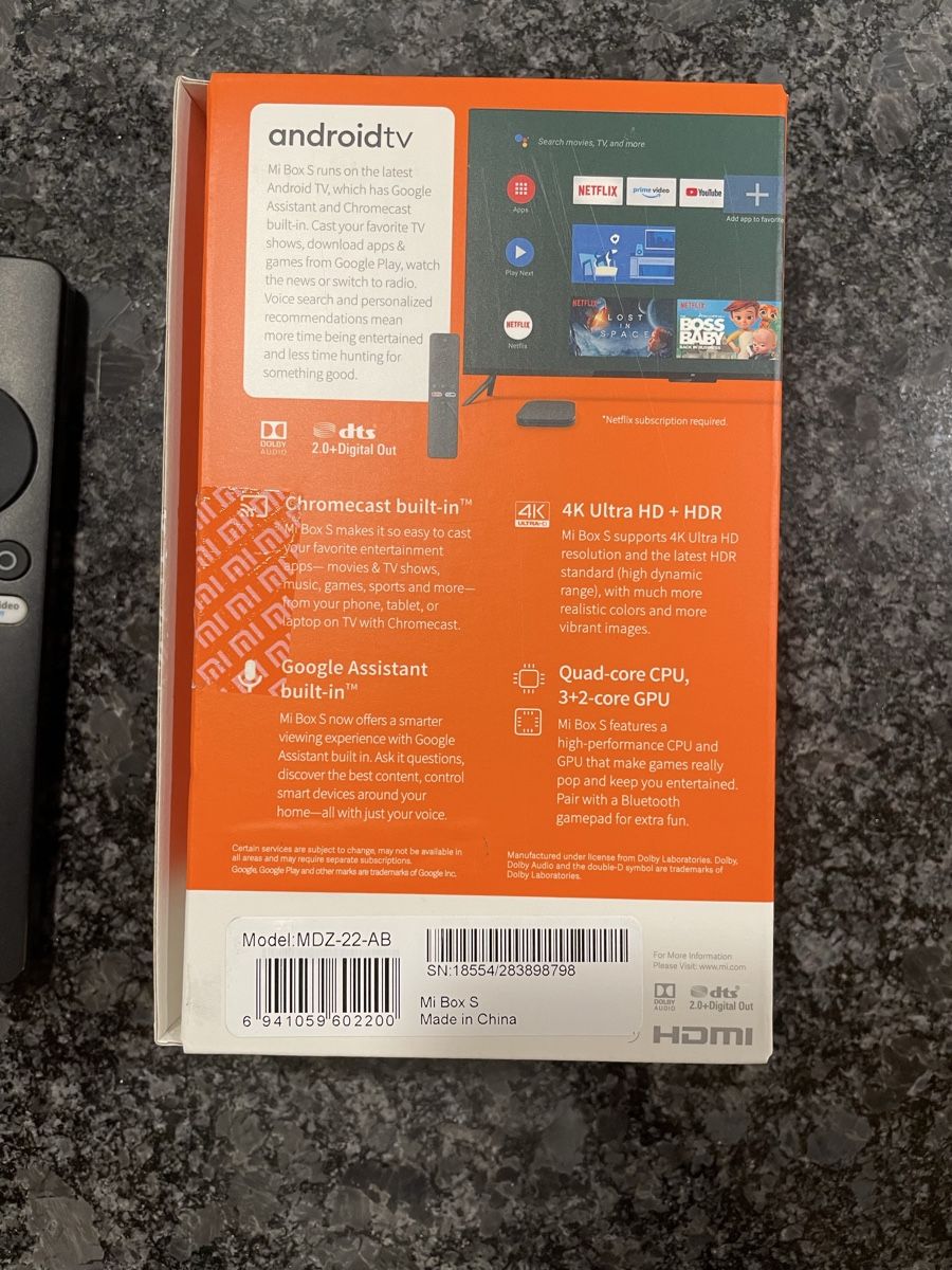 Mi Box S 4K Ultra HD Android TV - Neuwertig! (Neu und originalverpackt ...