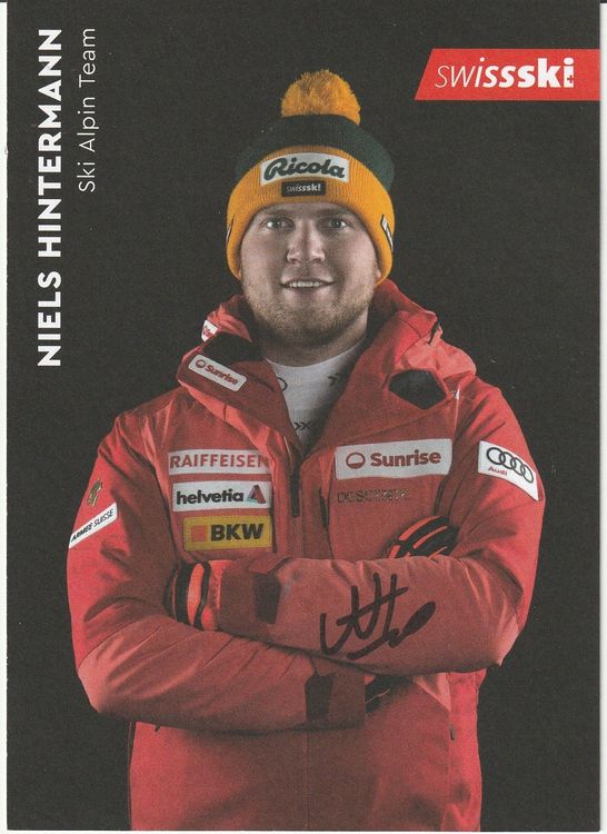Niels Hintermann / Originalautogramm (Gebraucht) in Schwyz für CHF 3 ...