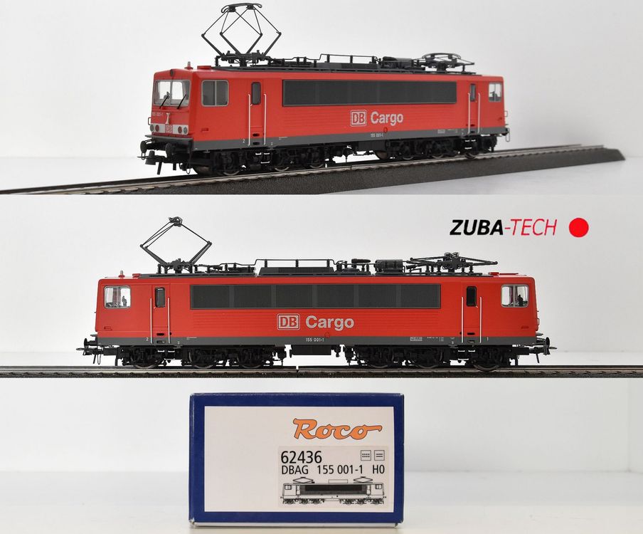 Roco 62436 E-Lok BR 155 DB Cargo H0 GS Analog mit OVP (Gebraucht) in St. Gallen für CHF 157 ...