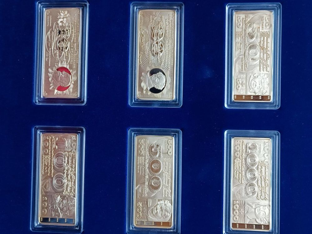 Schweizer Franken Barren Set, Nationalbank, Rarität, Top! (Gebraucht ...