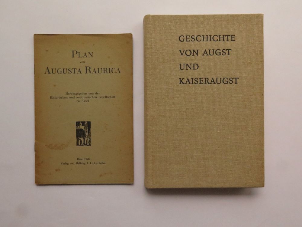 Augst - Kaiseraugst 1962 - Plan Augusta Raurica 1928 (Gebraucht) in ...