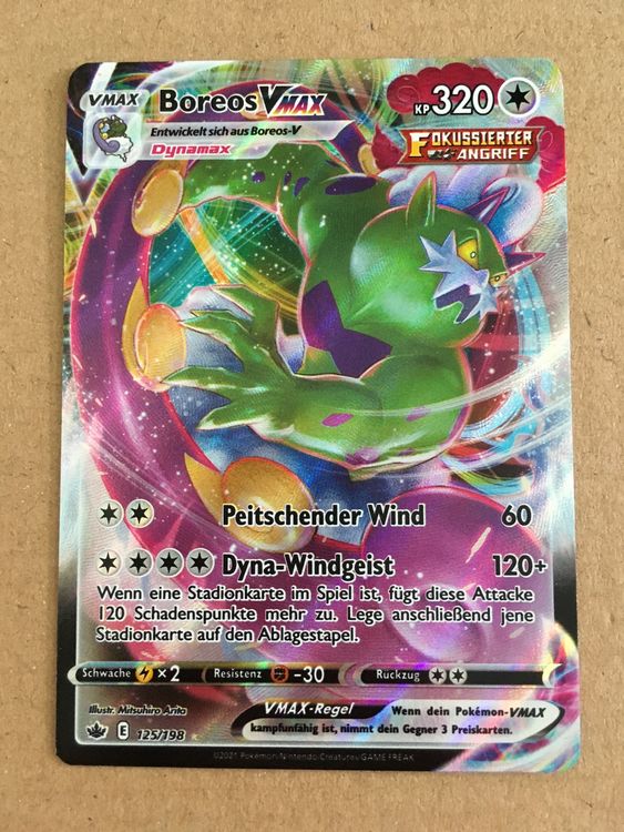 Schaurige Herrschaft 125/198 Boreos Vmax -DE- | Kaufen auf Ricardo