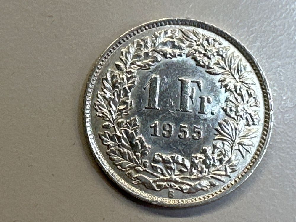 1 Fr. Silber Schweiz 1955 - vz | Kaufen auf Ricardo