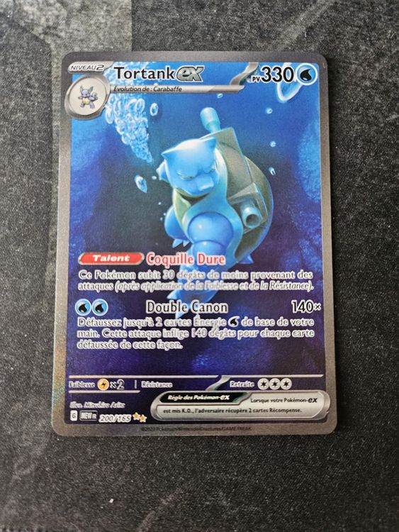 Carte Pokémon Tortank EX 200/165 FR (Neu (gemäss Beschreibung)) in ...