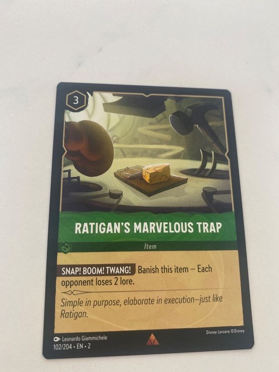 Lorcana Ratigan’s Marvelous Trap Englisch | Kaufen auf Ricardo