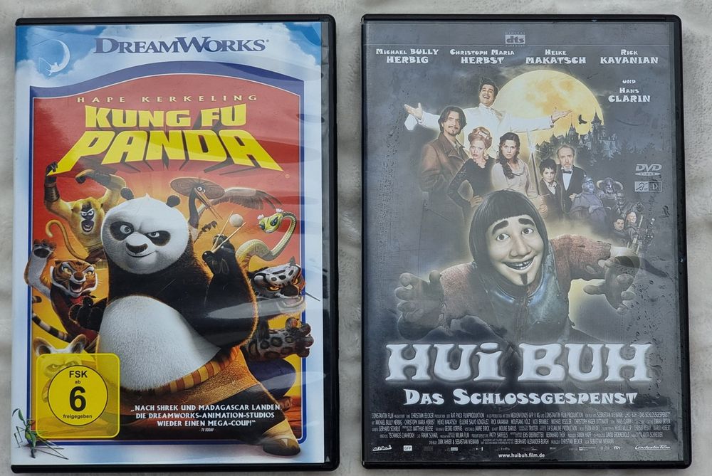 2x Kung Fu Panda + Hui Buh / lustige Kinderfilme ab 6jährig | Kaufen ...