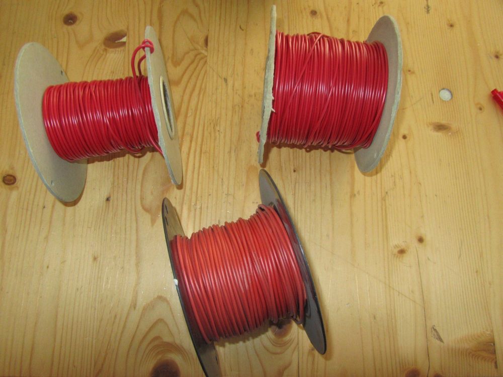 Litze rot, 3 Rollen !!!! (Neu (gemäss Beschreibung)) in Niederönz für ...