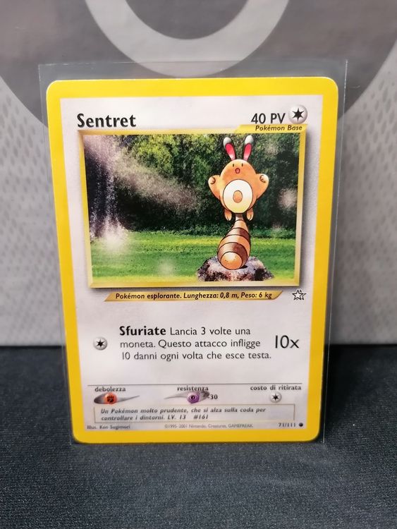 SENTRET NEO GENESIS 2001 POKEMON KARTE | Kaufen auf Ricardo