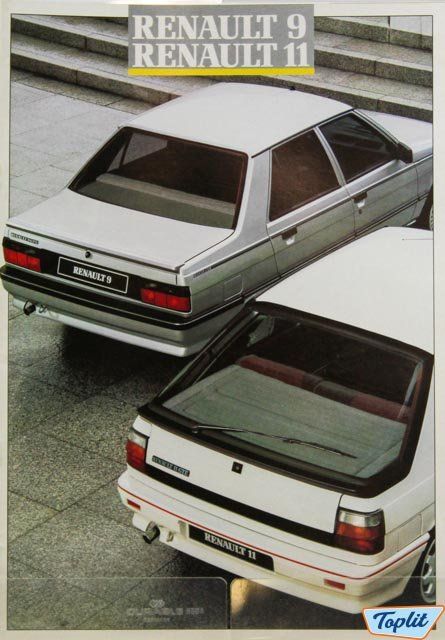NEUWAGEN PROSPEKT - RENAULT R9/11 - TX/GTX/TXE/GTE - 1988 (Gebraucht ...