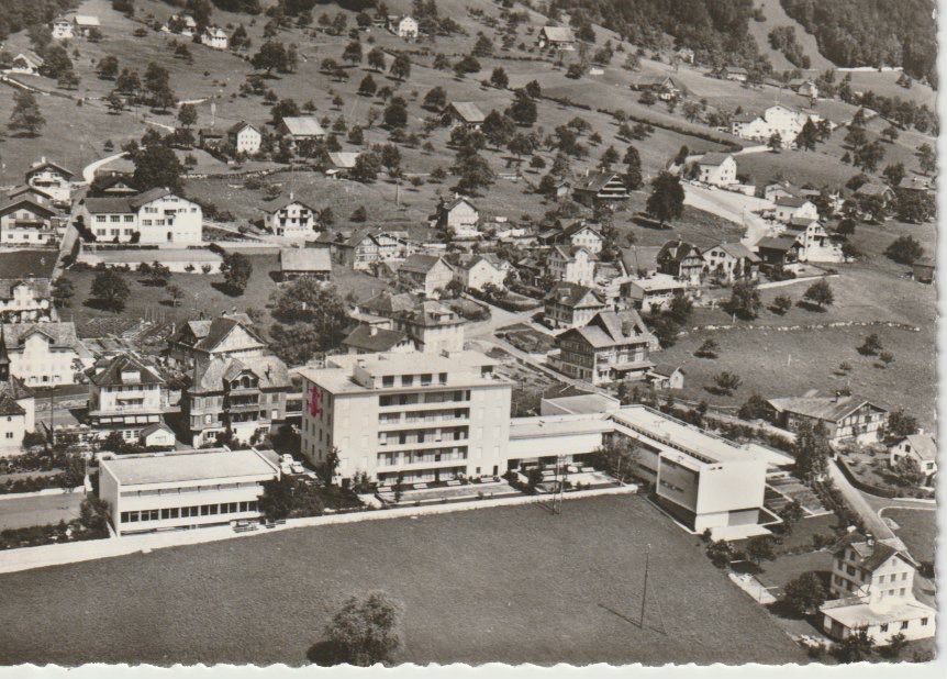SZ 92 Rickenbach SZ mit dem neuen Lehrerseminar, ca. 1960 (Gebraucht ...