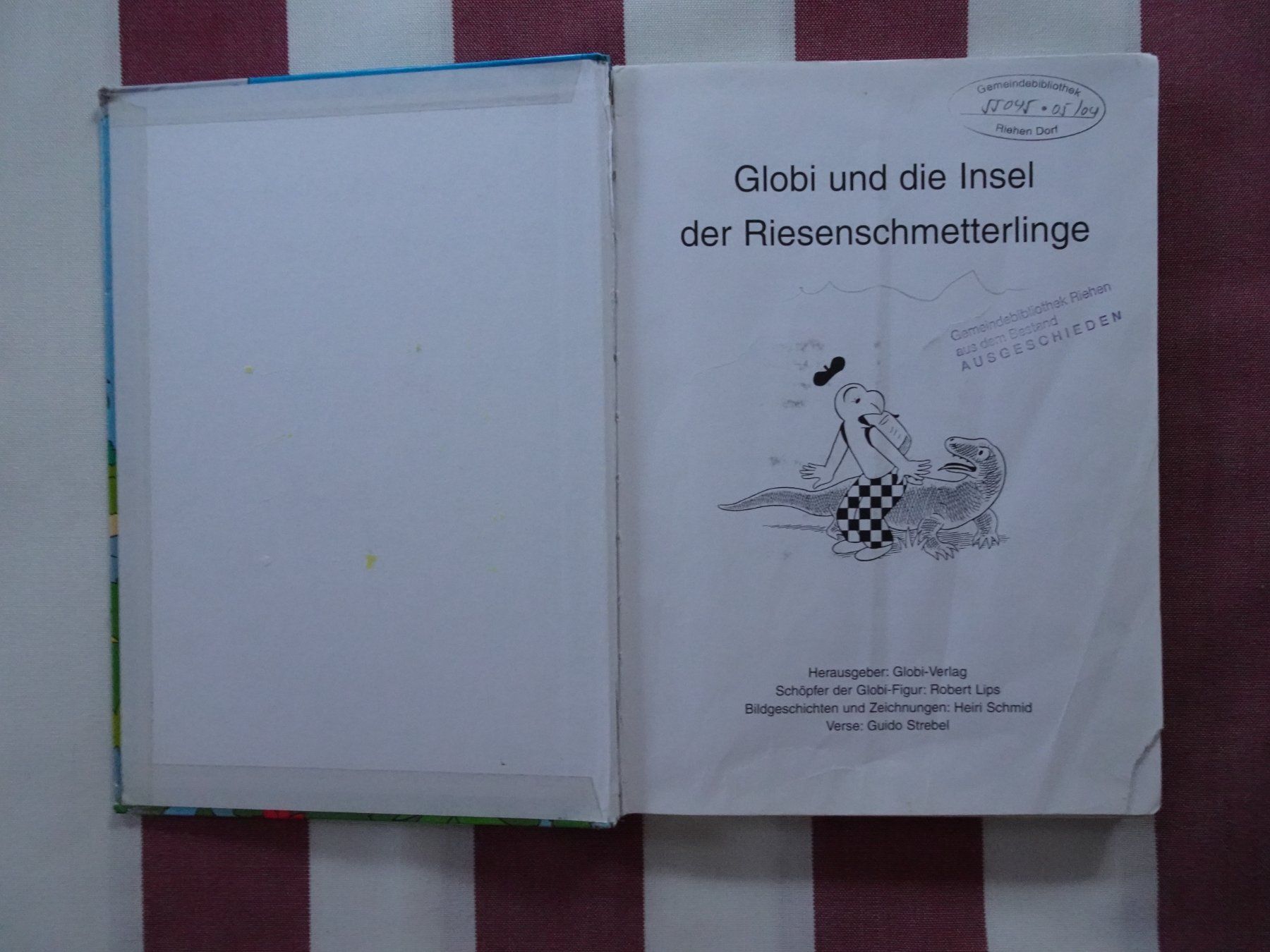 Globi und die Insel der Riesenschmetterlinge, 1.A. unb. G565 (Gebraucht ...