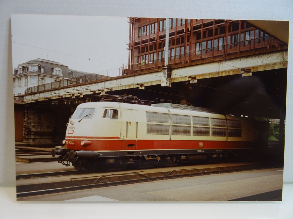 Foto DB Lokomotive 103 143 SBB Basel HB 05/93 Rarität (Neu (gemäss ...