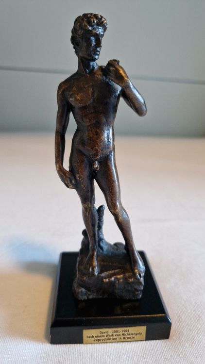 David Michelangelo Bronze Figur (Gebraucht) in Laufen für CHF 14 – mit Lieferung auf Ricardo kaufen