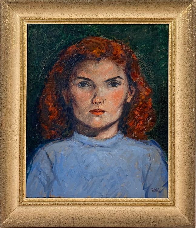 Aurèle Lebert (1910-1977) Gemälde Porträt von einer Dame | Kaufen auf ...