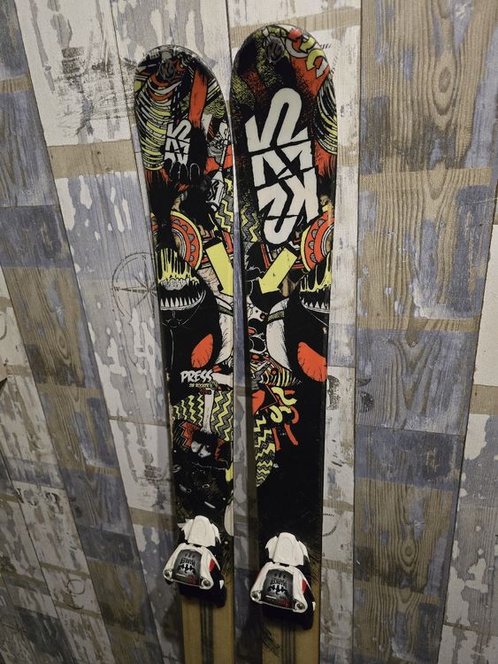 K2 Press Jib Rocker – Freestyle Skis – 159 cm com bindings (Gebraucht ...