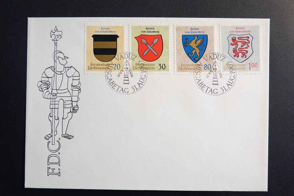 1965 FDC Wappenserie II. (Gebraucht) in Mettmenstetten für CHF 1.5 – mit Lieferung auf Ricardo ...