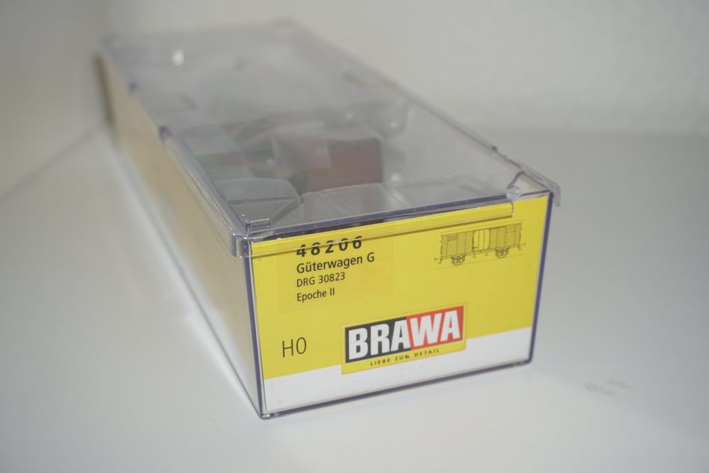 BRAWA 46206 - Deutsche Reichsbahn gedeckter Güterwagen H0/DC | Kaufen ...