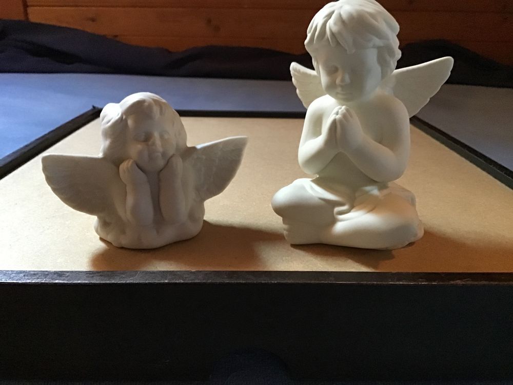 2 Engel, Höhe 8 und 13 cm | Kaufen auf Ricardo