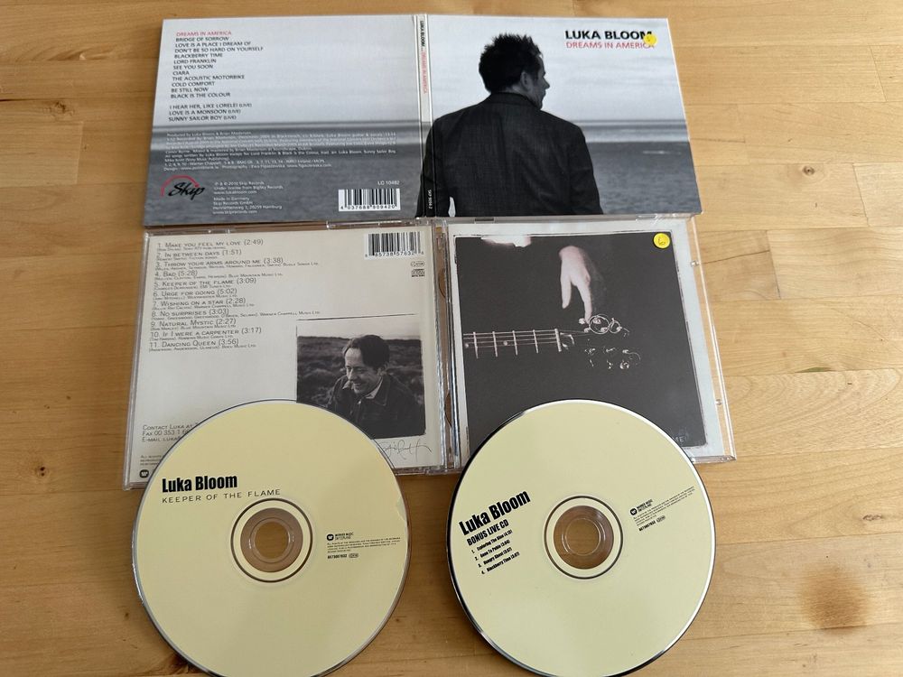 LUKA BLOOM tolle CD's Dreams in America Keeper Folk Sänger (Gebraucht ...