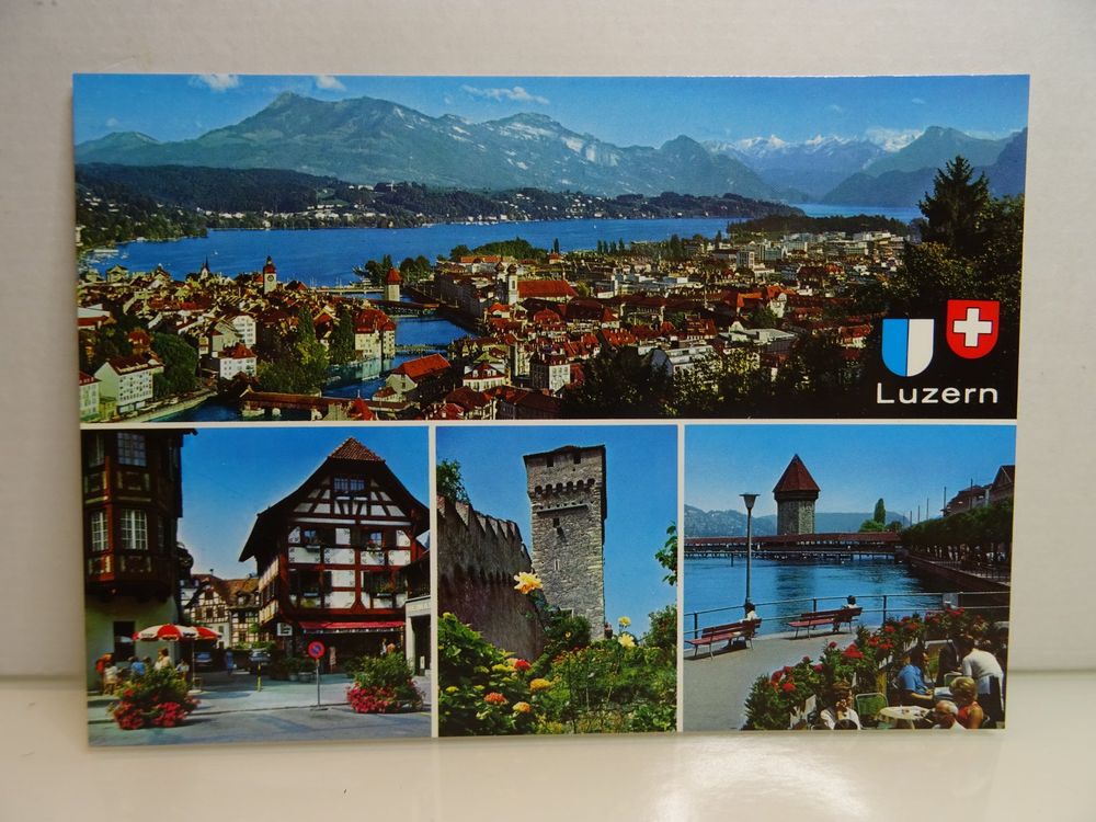 Luzern Stadt und See Ansichtskarte Schweiz | Kaufen auf Ricardo